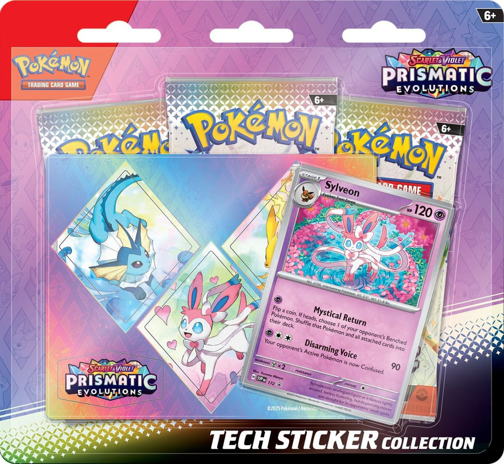 Pokemon SV8.5 Prismatic Evolutions Tech Sticker Collection – Prince ...