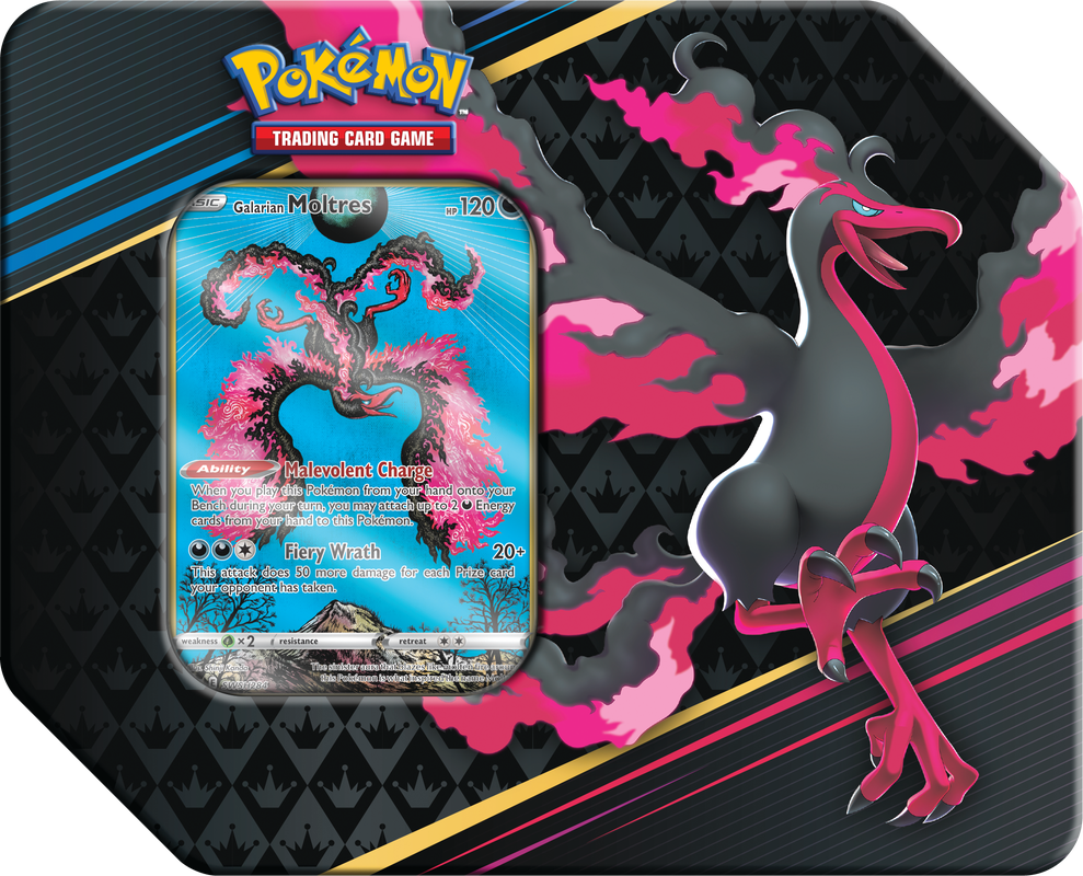 Pokemon SWSH12.5 Crown Zenith Galarian Tin (Place Order in Multiples o ...